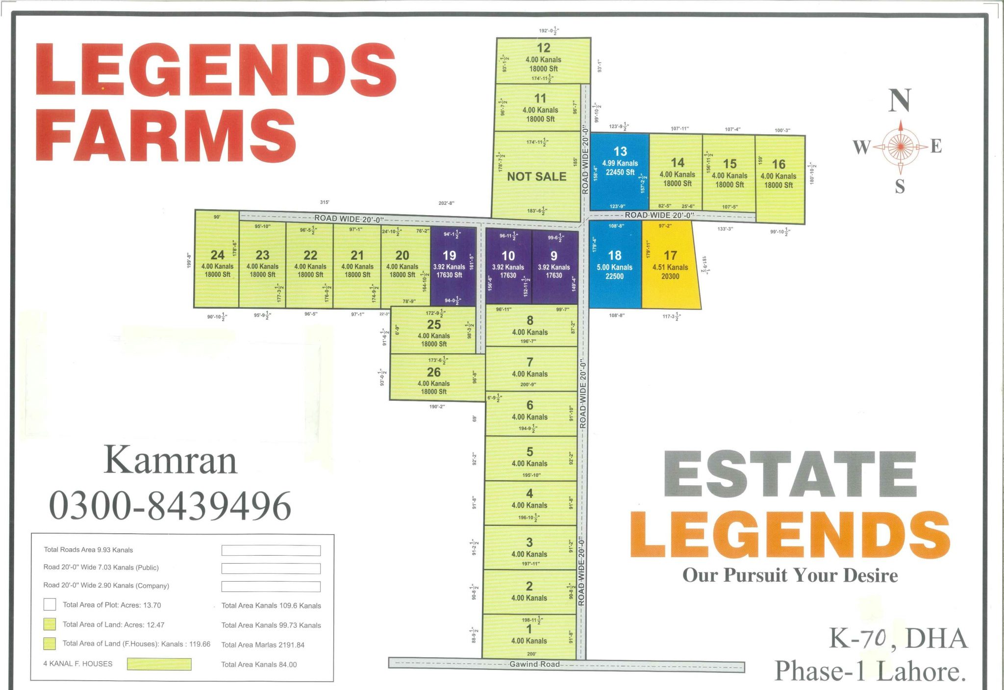 Legends Farms Map