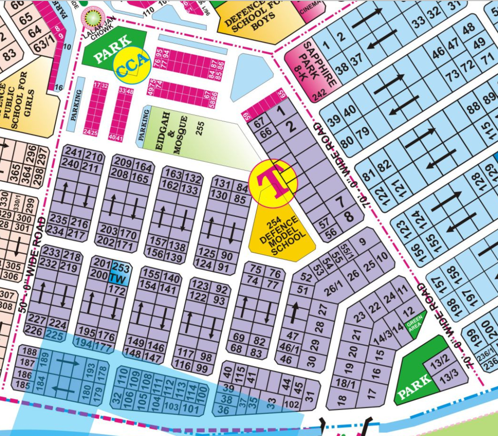 State Life Phase 2 Lahore Map