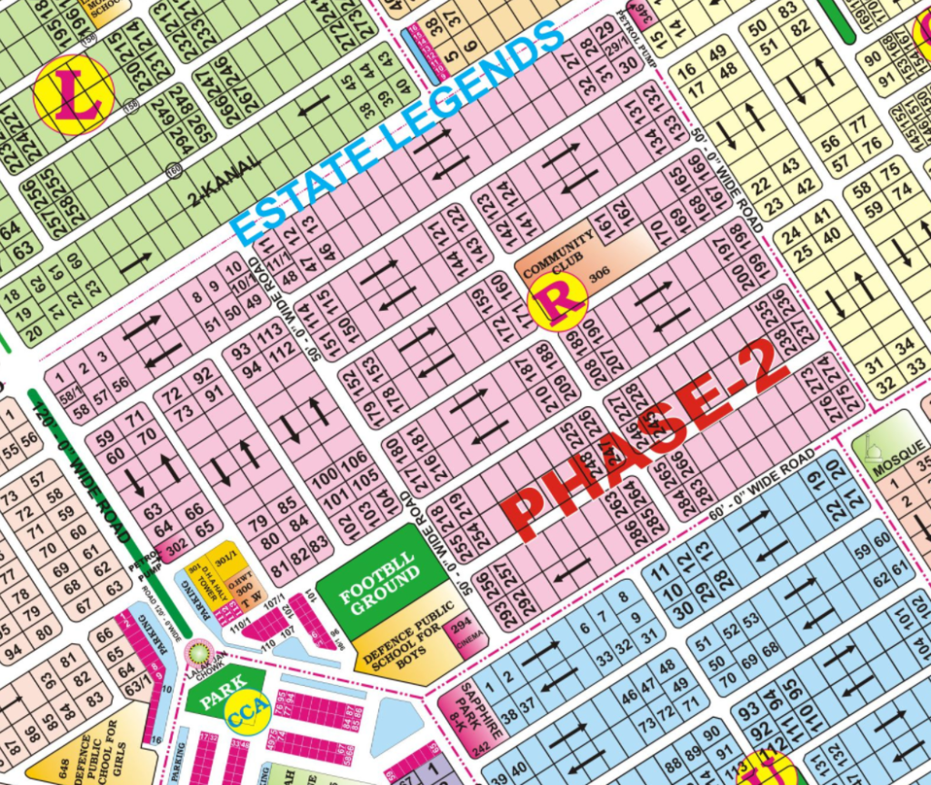 State Life Phase 2 Lahore Map